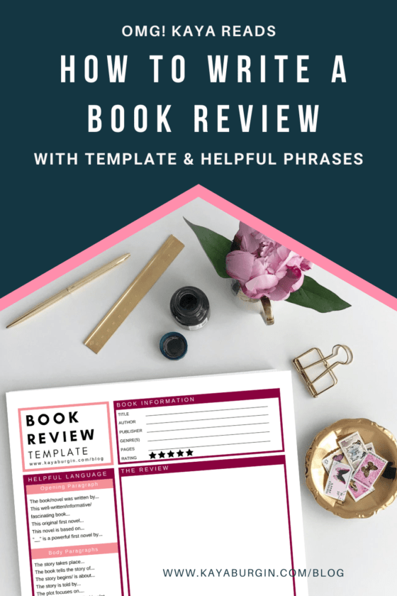 OMG! Kaya Reads | How to Write a Book Review with Template